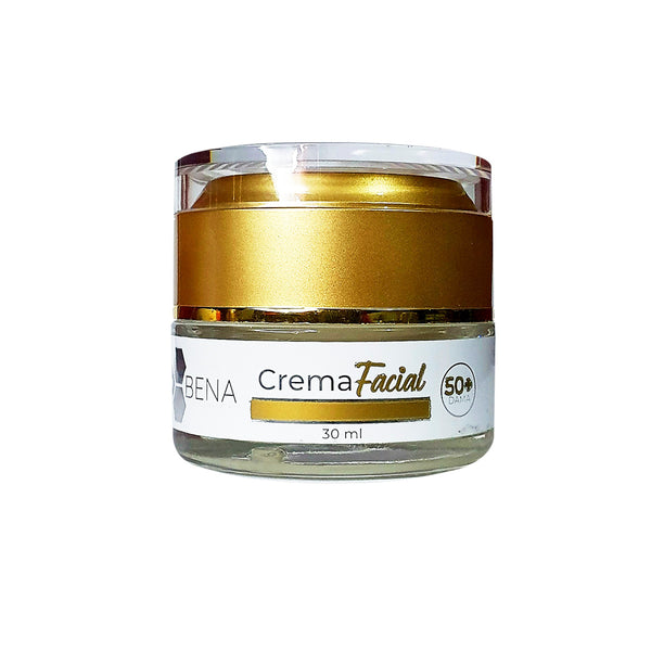 Crema facial para dama, anti edad, Skincare 50+ – Bena Belleza Natural